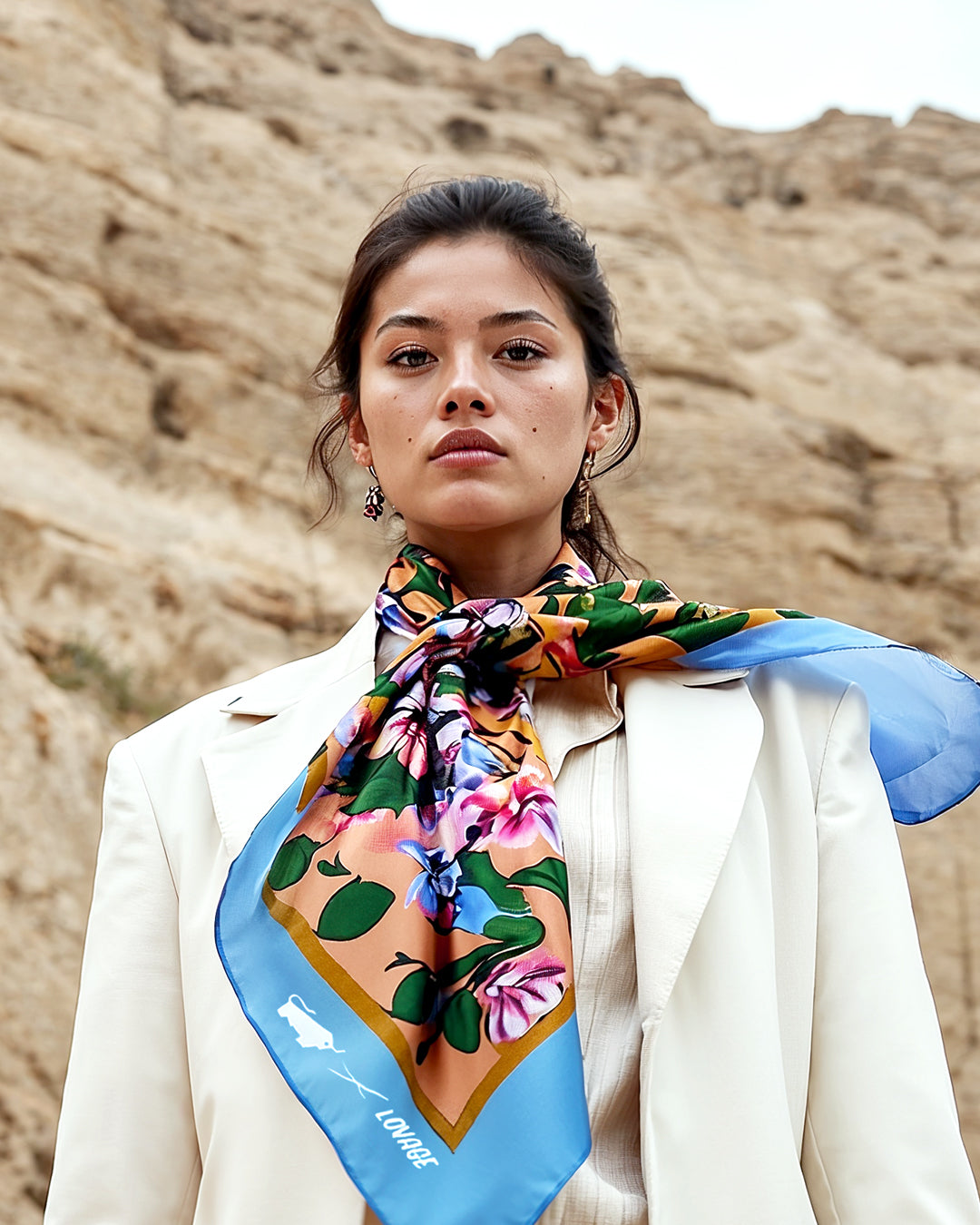 Wrapped In Blooms - Scarves By Braun Büffel – Braun Büffel Singapore